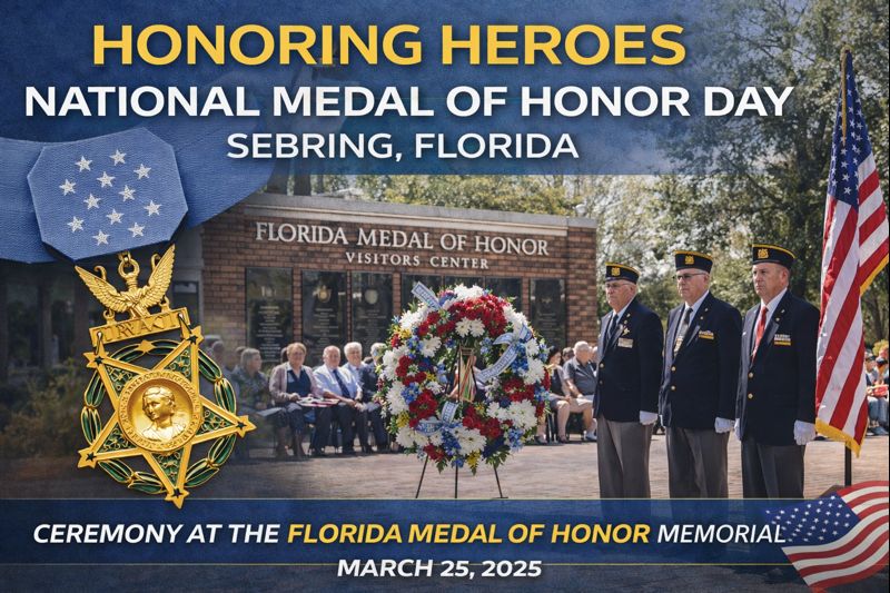Sebring Honors Medal of Honor Recipients March 25 - Sebring Airport ...